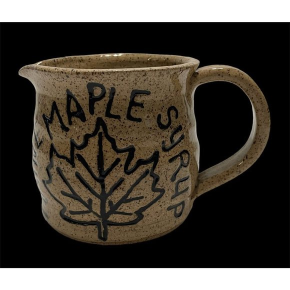 Handmade | Dining | Art Pottery Signed Maine Maple Syrup Dispenser ...